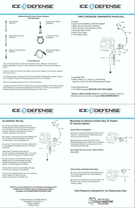 Manuals - Cold Nation Outdoors