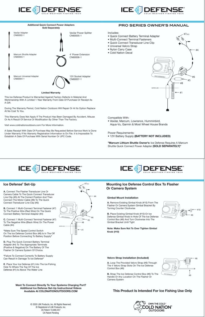 Manuals - Cold Nation Outdoors